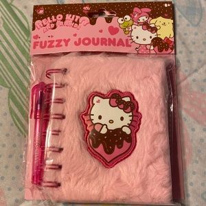 Sanrio | Accessories | Hello Kitty Fuzzy Journal | Poshmark